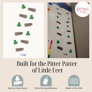Sensory Path Leap Frogs and Logs Vinyl Sticker Decals School Hallway ...