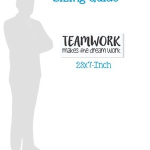 Wall Decals Teamwork Makes the Dream Work Office Vinyl Sticker ...