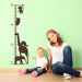 Zoo Animals Wall Growth Chart Height Ruler Decal Sticker Track Height ...