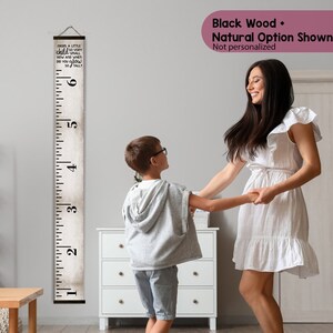 How'd You Grow so Tall 6ft Canvas Growth Height Chart for Kids Wall Art ...