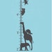 Zoo Animals Wall Growth Chart Height Ruler Decal Sticker Track - Etsy