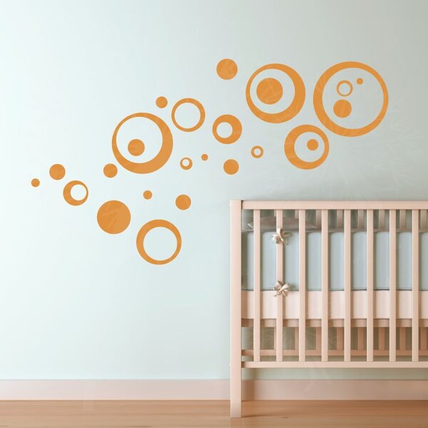 Circle Wall Decals - Etsy