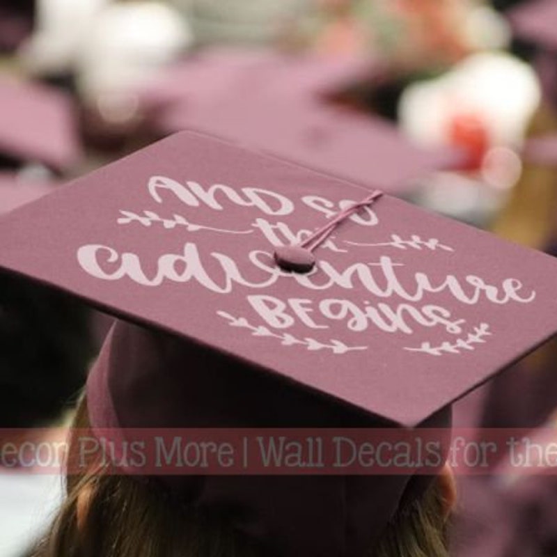 Graduation Cap Decal - Etsy