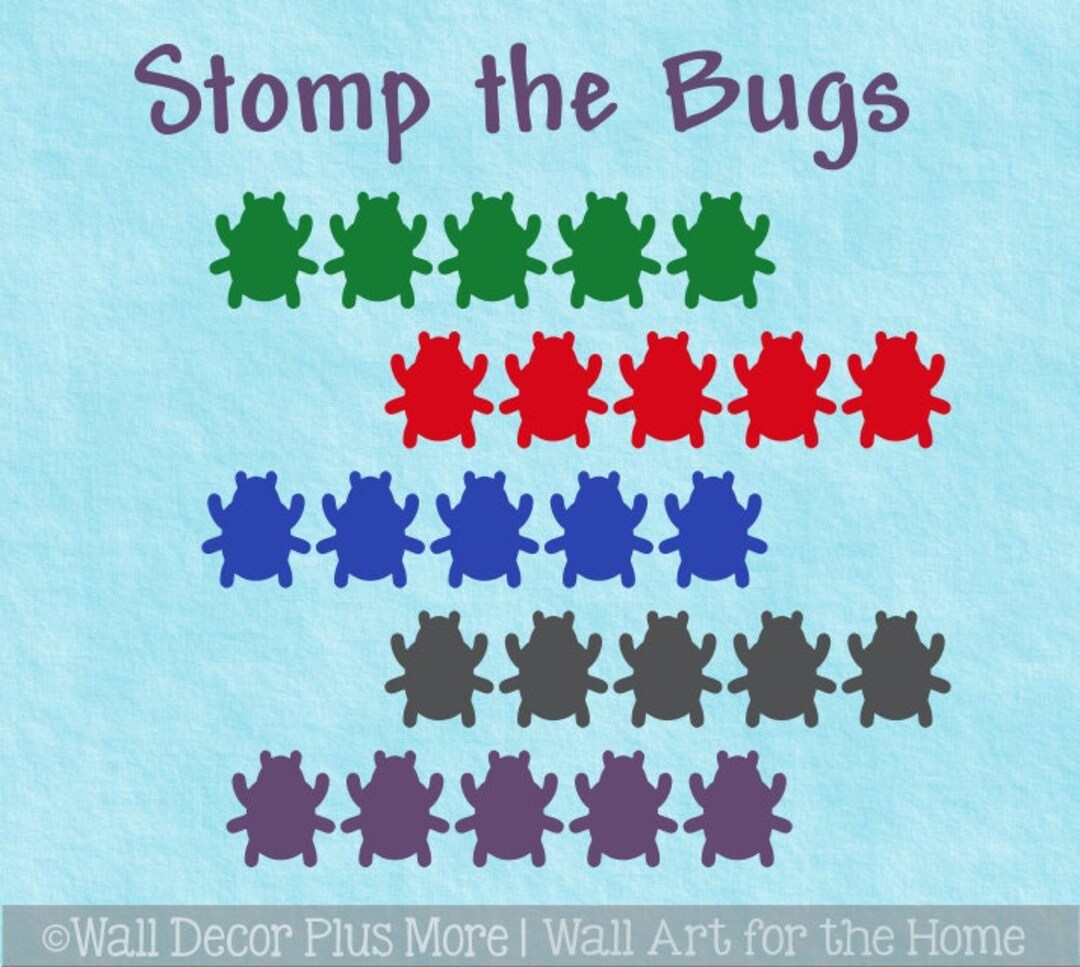 Sensory Path Floor Decal Stickers Stomp Bugs School Hallway Activity - Etsy