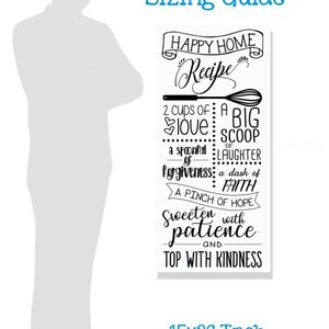 Kitchen Wall Decals Happy Home Recipe Vinyl Letters Wall Stickers - Etsy