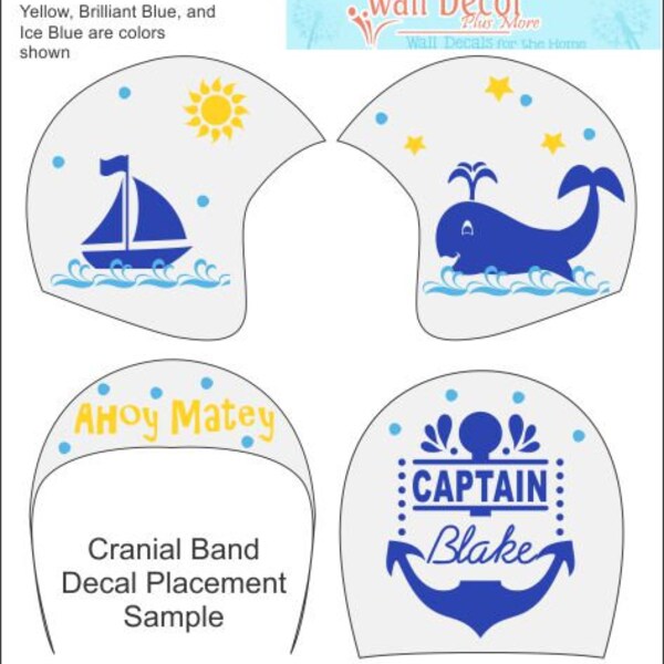 Captain Helmet Sticker - Etsy