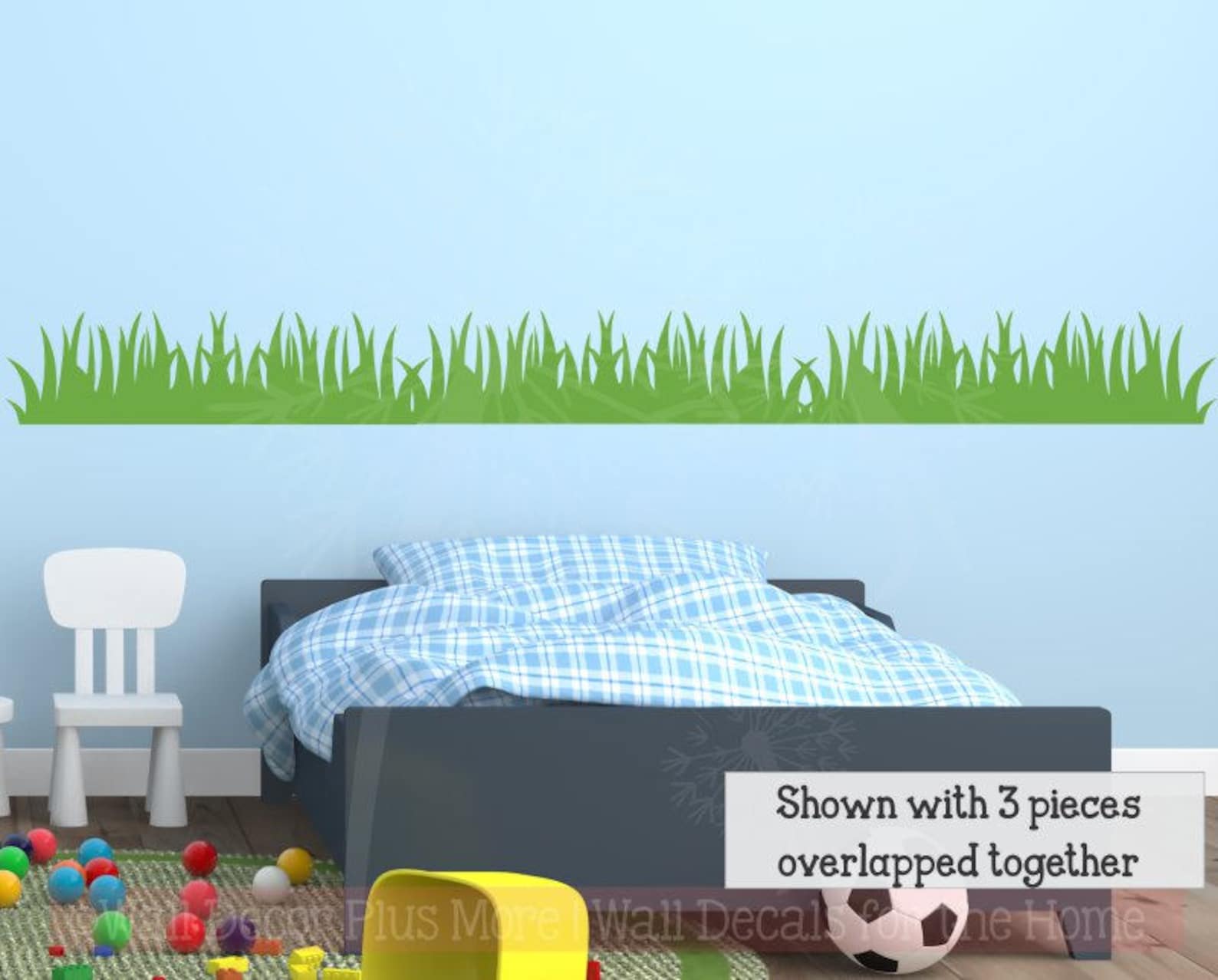 Grass Vinyl Sticker Art Wall Decals Nursery Bedroom Jungle Decor Kids ...