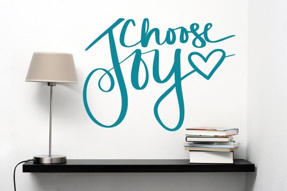 Choose Joy Inspirational Wall Decals Vinyl Stickers for Home - Etsy