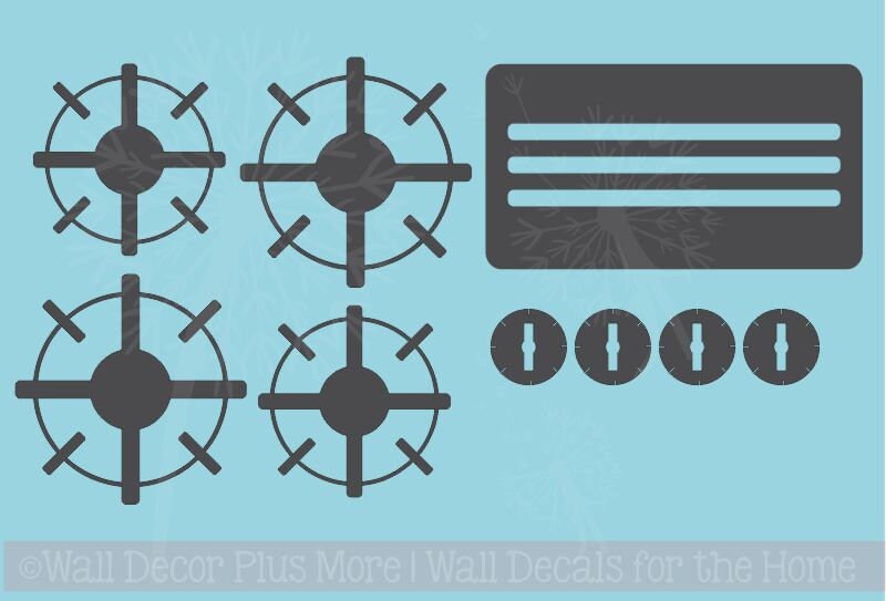 Vinyl Decal Stickers Play Kitchen Decal Stove Pretend Toy for | Etsy