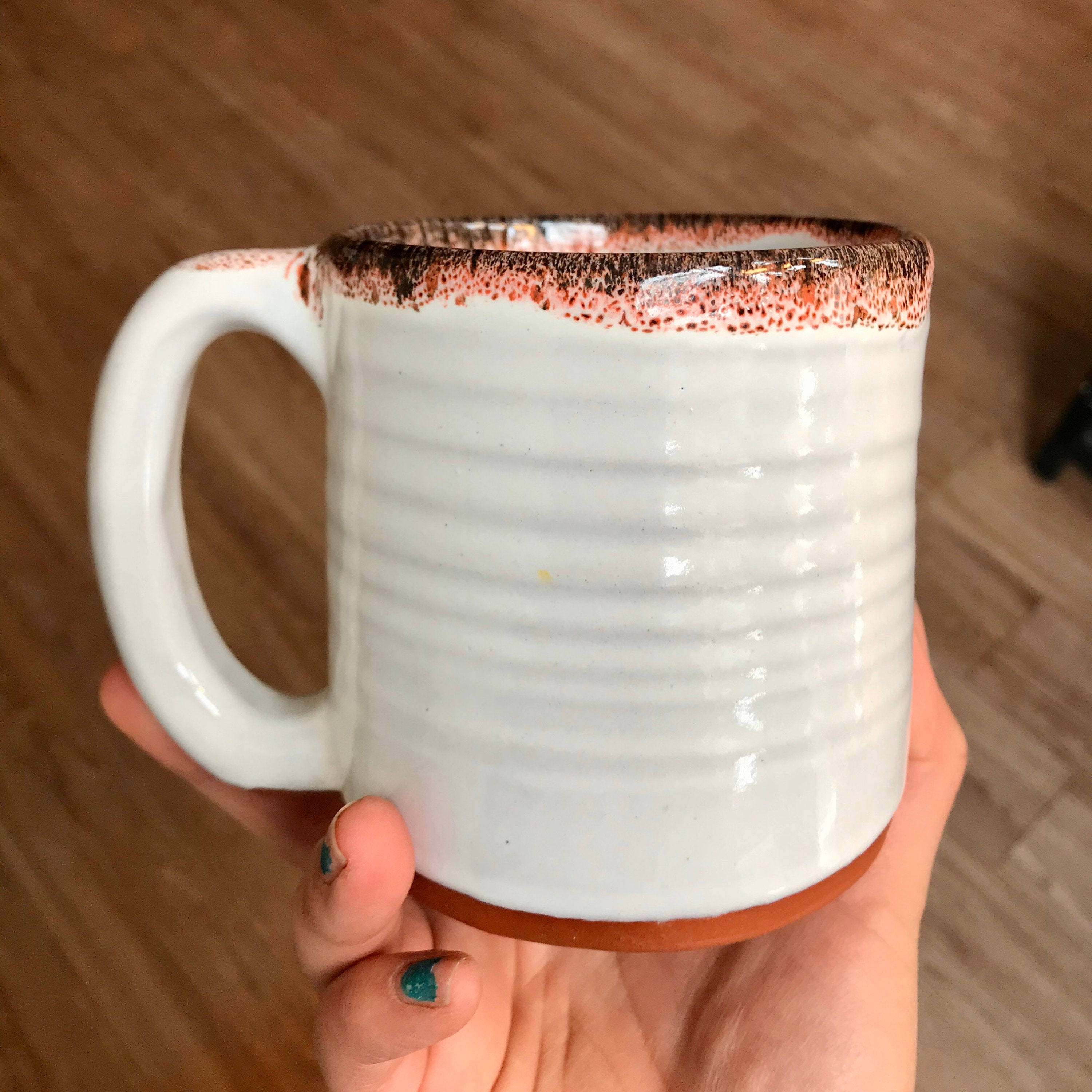 Zombie Love Mug with Bloody Black Red Lip Drip | Etsy