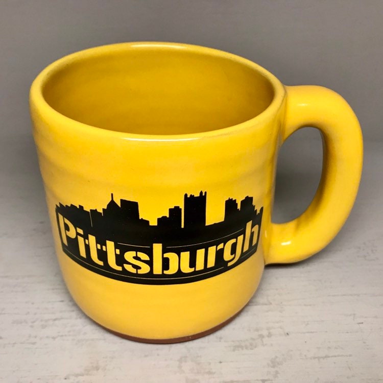 Pittsburgh Mug Gold Handmade in Pittsburgh by Local Yinzer | Etsy
