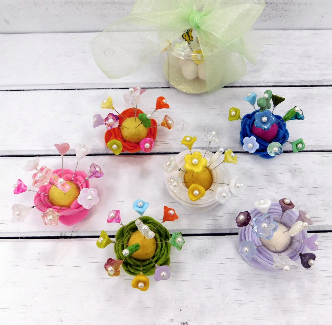 Pins Spring Summer Decorative Pin Assortment 10 Pretty Pins Quilt ...