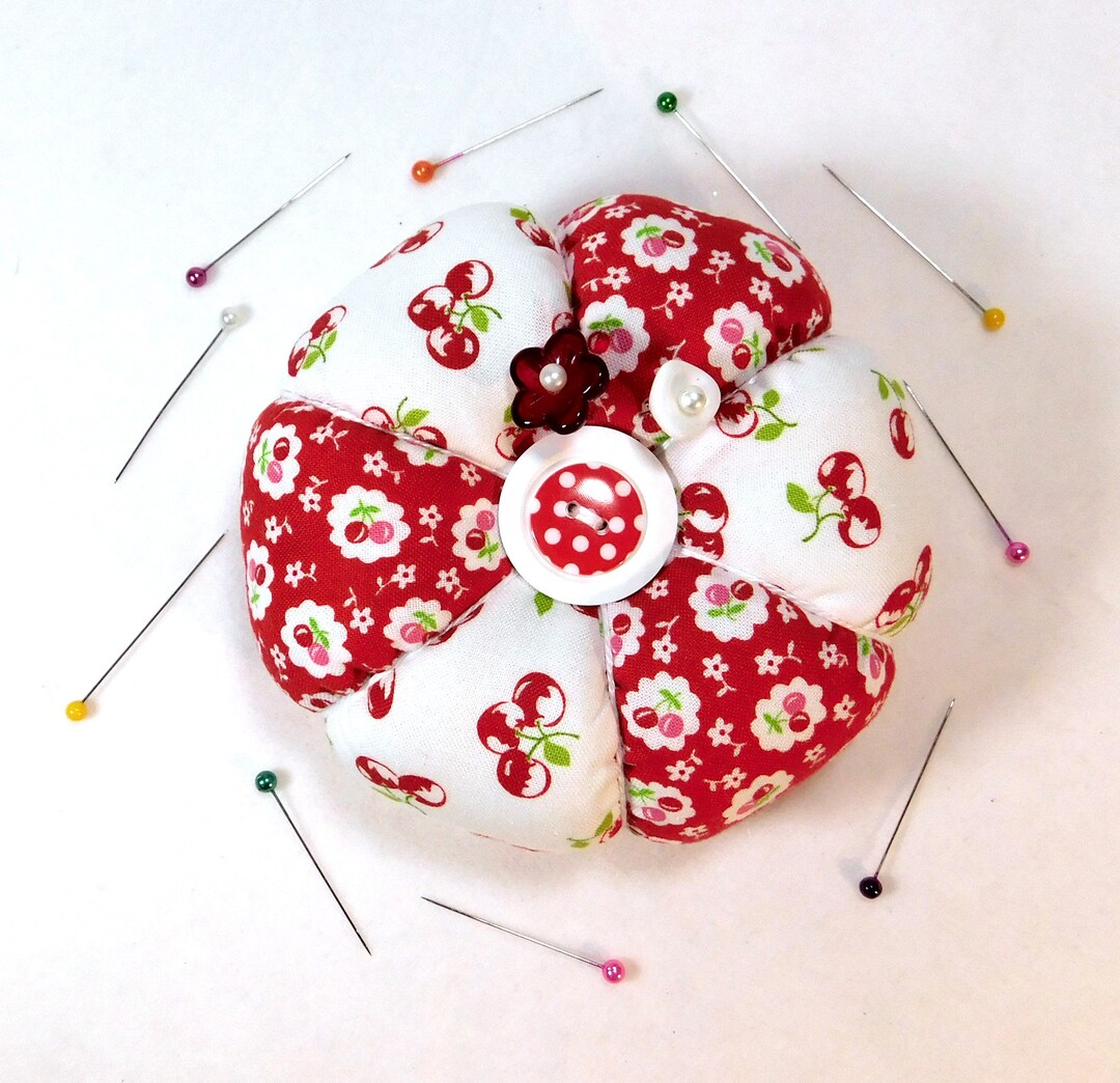 Pincushion Everything Cherry Cute Pincushion Tomato Pincushion Emery ...