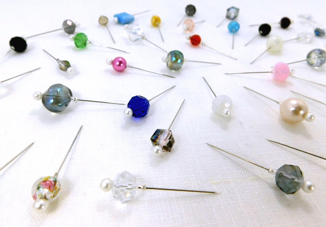 Jewelry Inspired Pin Assortment, Decorative Sewing Pins, 10 Piece - Etsy