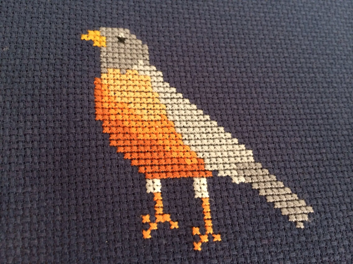 Robin Bird Cross Stitch Pattern - Etsy