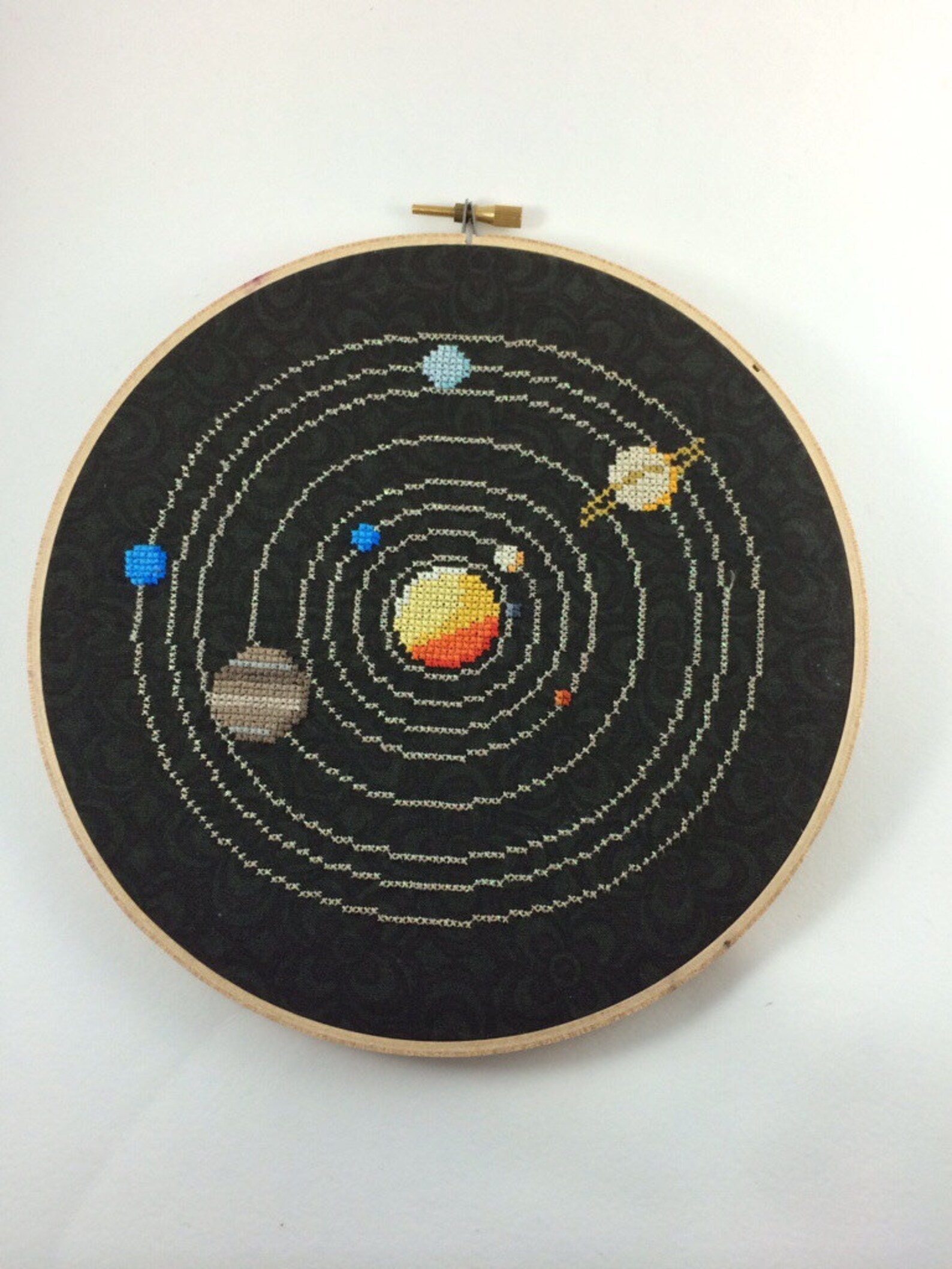 Solar System Circular Cross Stitch Pattern - Etsy