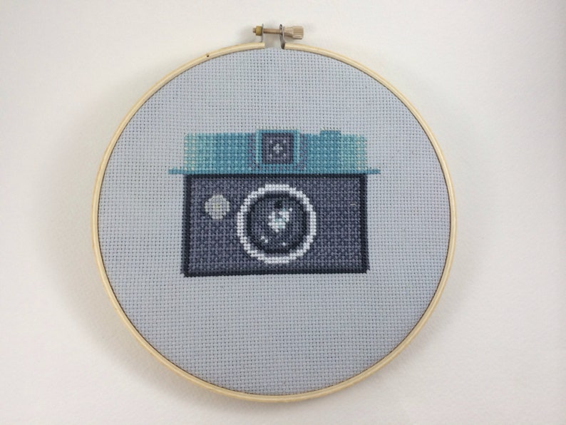 Vintage Camera Cross Stitch Pattern - Etsy
