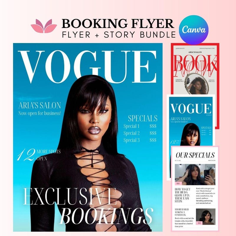 Magazine Front Cover - Etsy UK