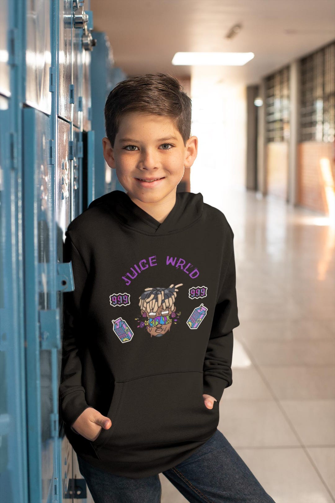 Youth Kids Juice Wrld Hoodie Juice Wrld Merch Gift for Boys/son - Etsy
