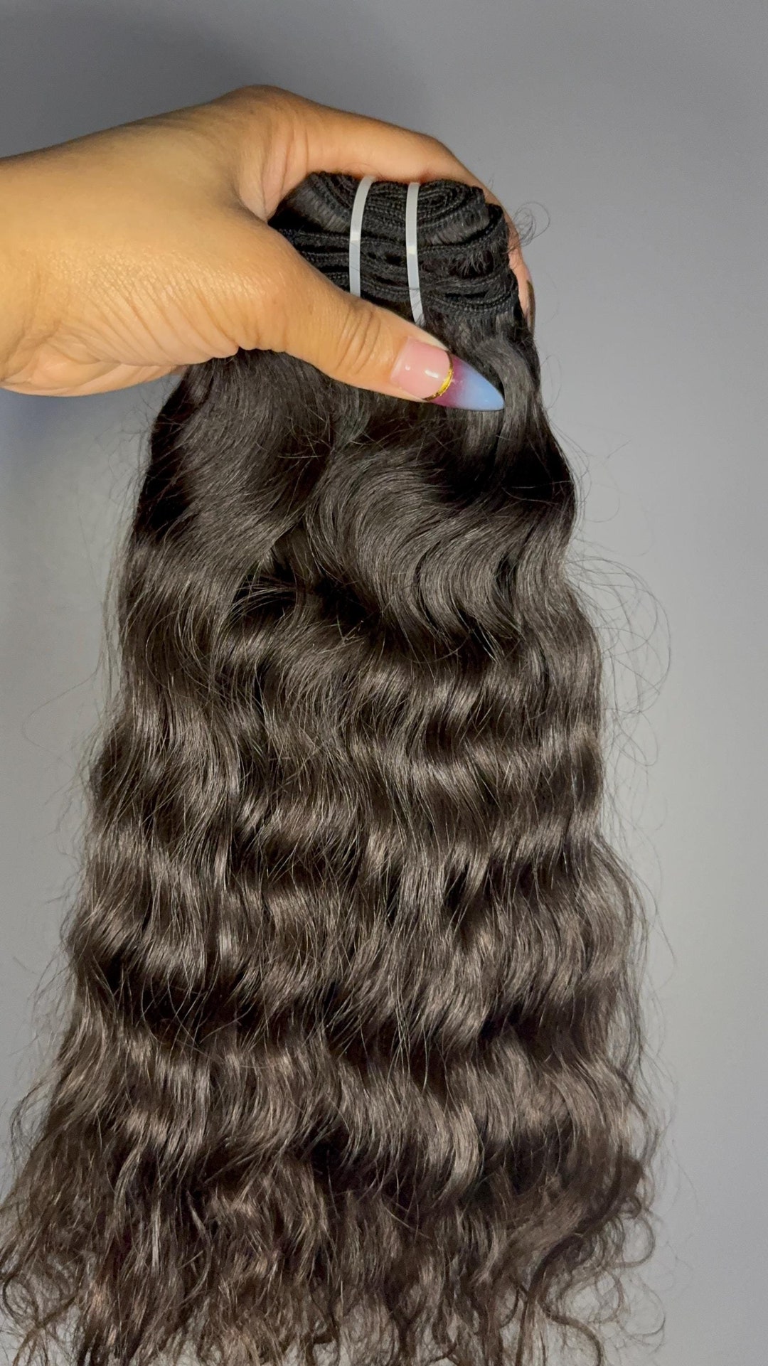 Luxury RAW Indian Curly Hair Extensions Cuticle Aligned Long Lasting - Etsy