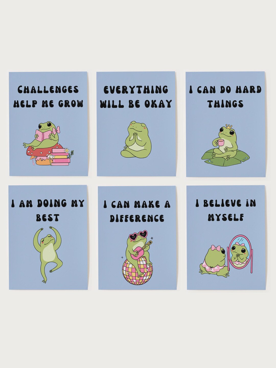 Classroom Frog Affirmation Posters (set of 6) DIGITAL DOWNLOAD - Etsy