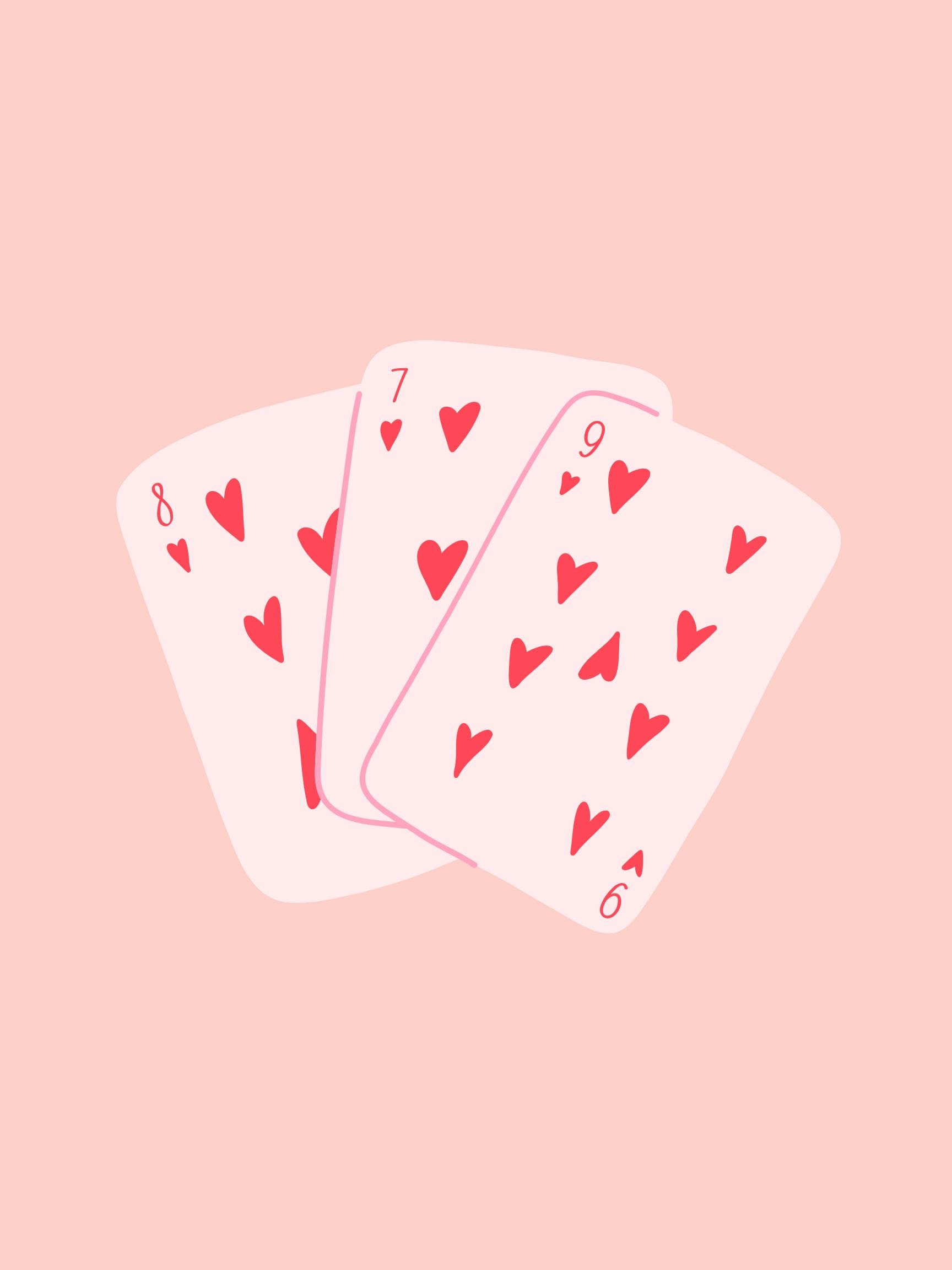 Girly Pink Cards and Pool Ball Posters (set of 2) DIGITAL DOWNLOAD - Etsy
