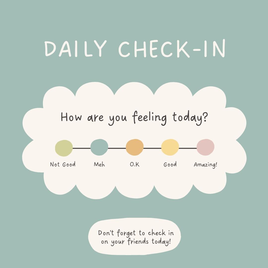 Feeling Check in Worksheet - Etsy
