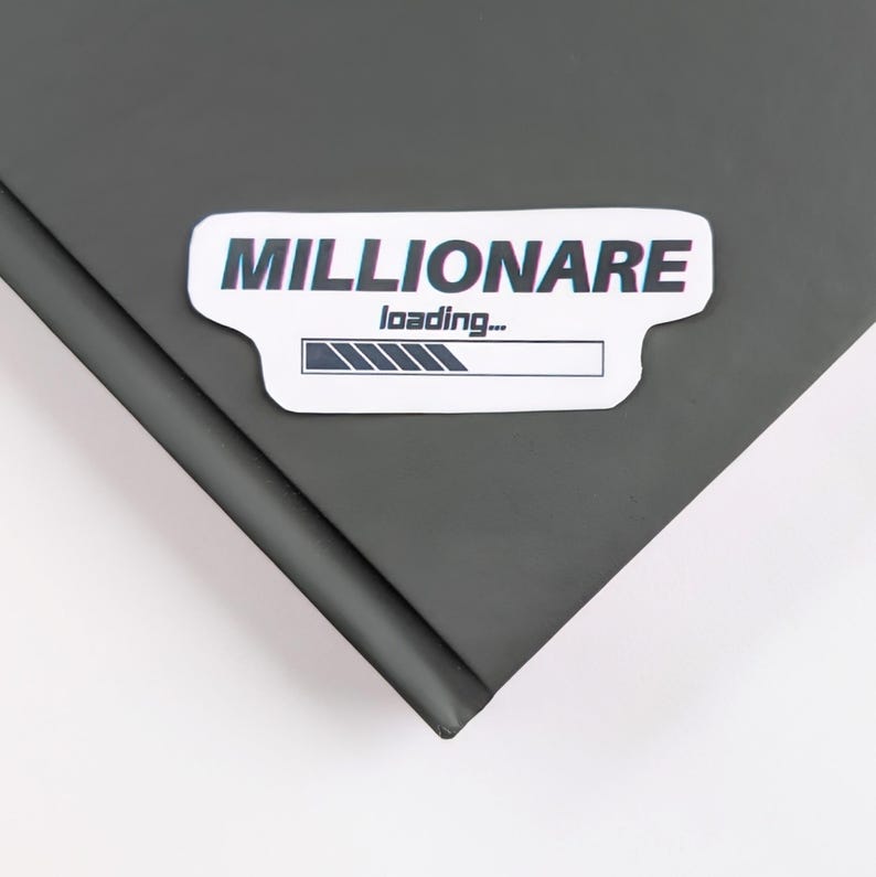 Millionaire Loading Sticker| Funny Money Sticker | Gifts for Day Trader ...