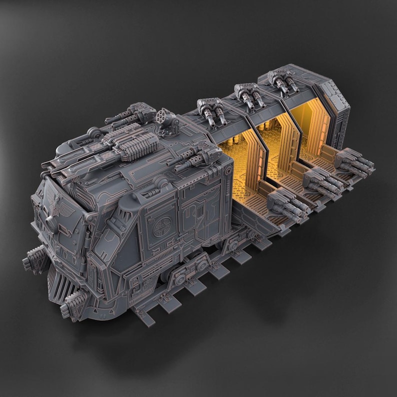 Modular Wartrains Slamtrak - Digital Download STL (FDM Support-free ...