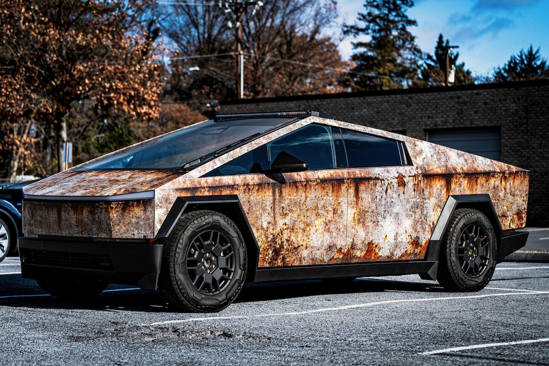 Tesla Cybertruck Rust Wrap - Etsy