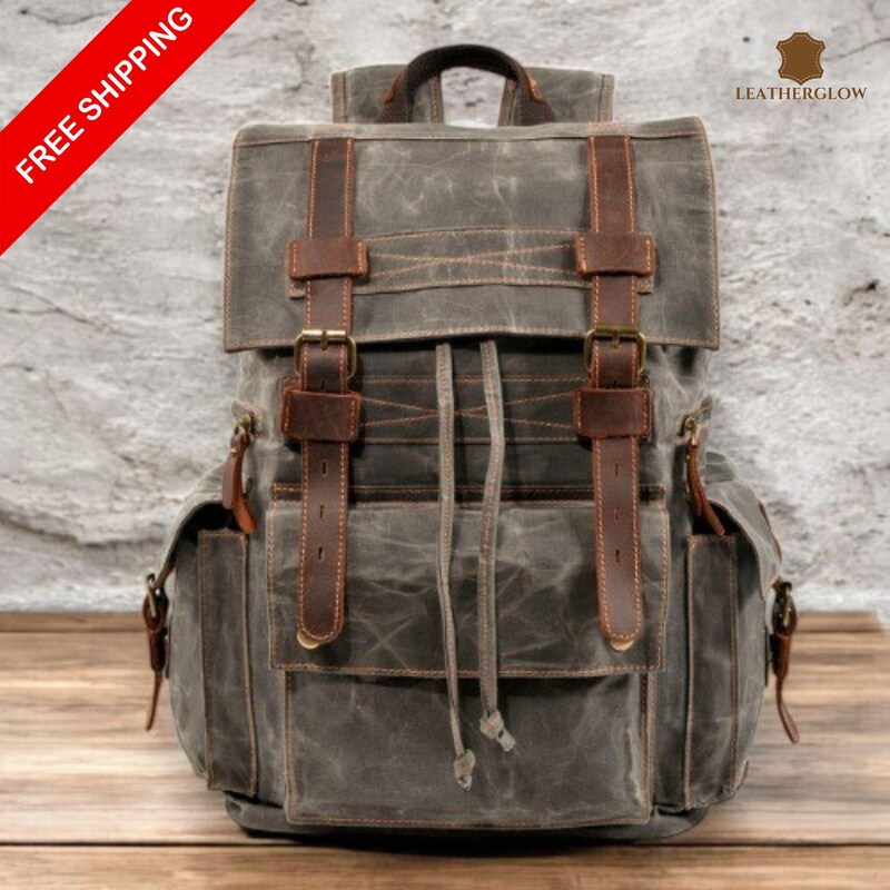 Canvas Backpack - Etsy