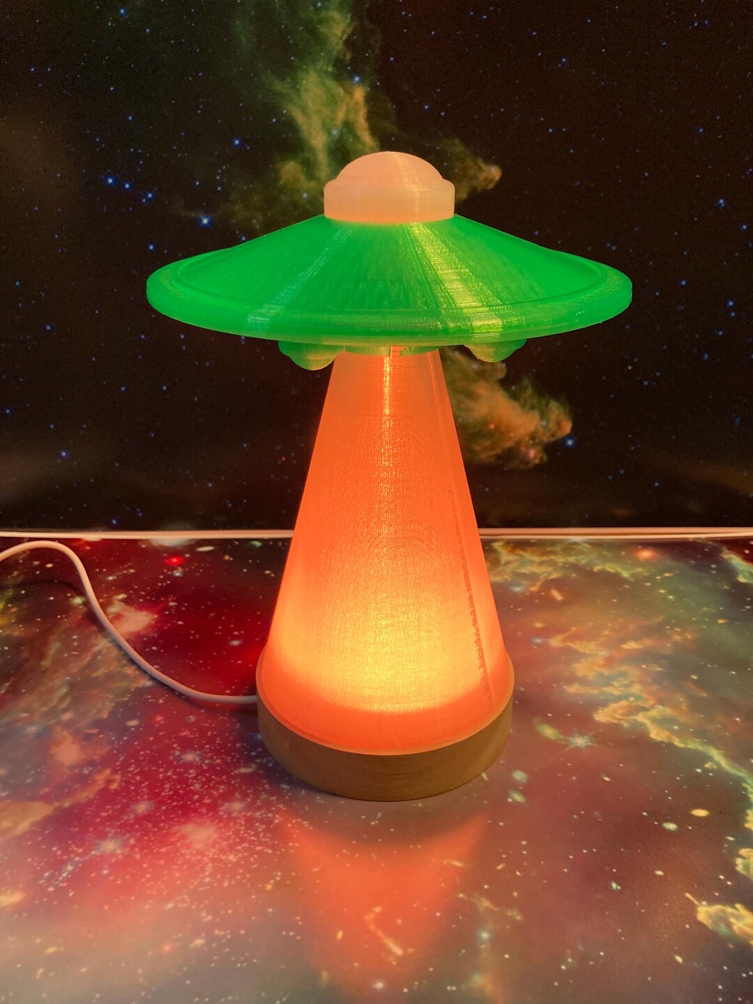 UFO Desk Lamp, Alien Desk Lamp - Etsy