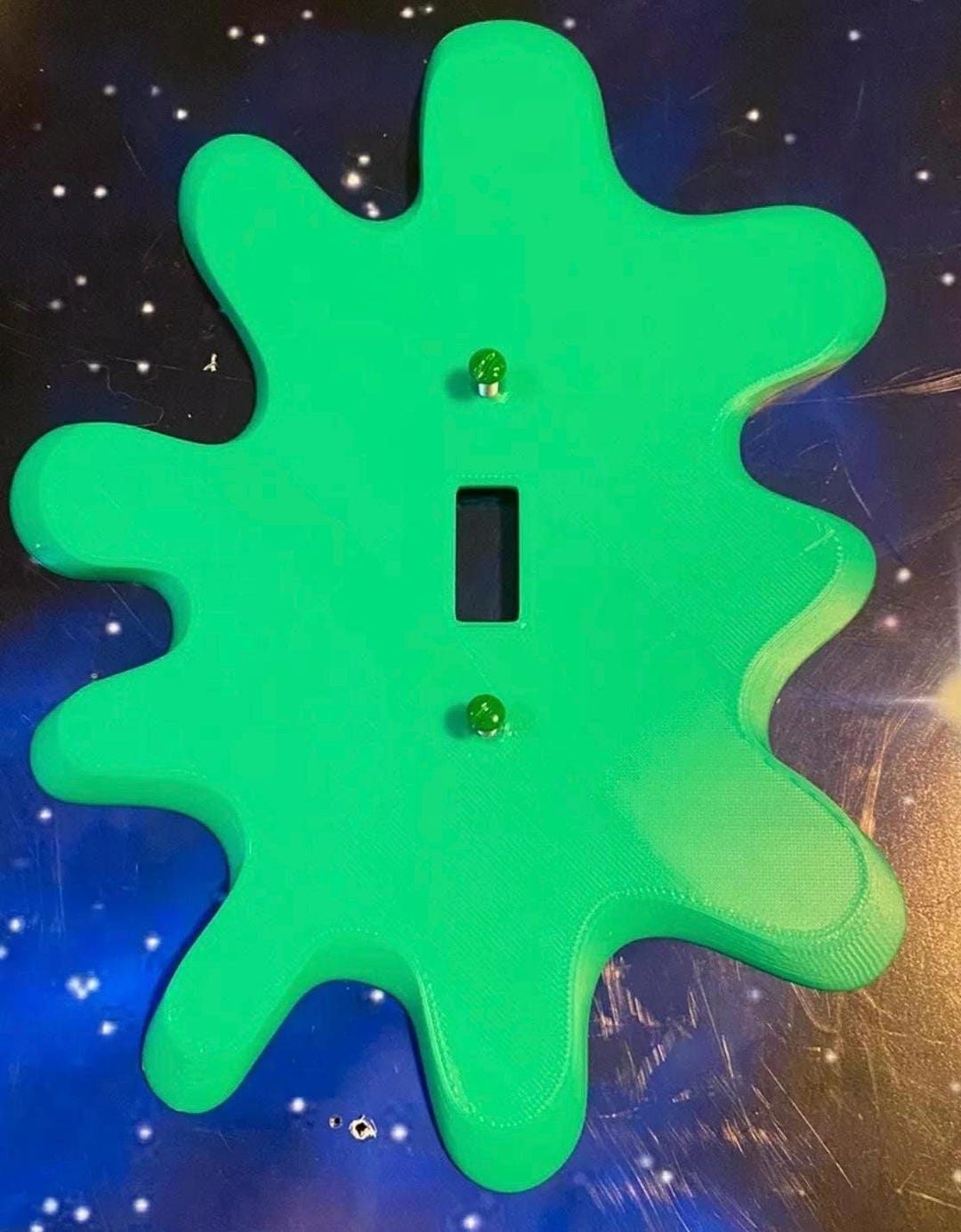 Kids Room Light Switch Cover, Green Splat Light Switch Cover - Etsy
