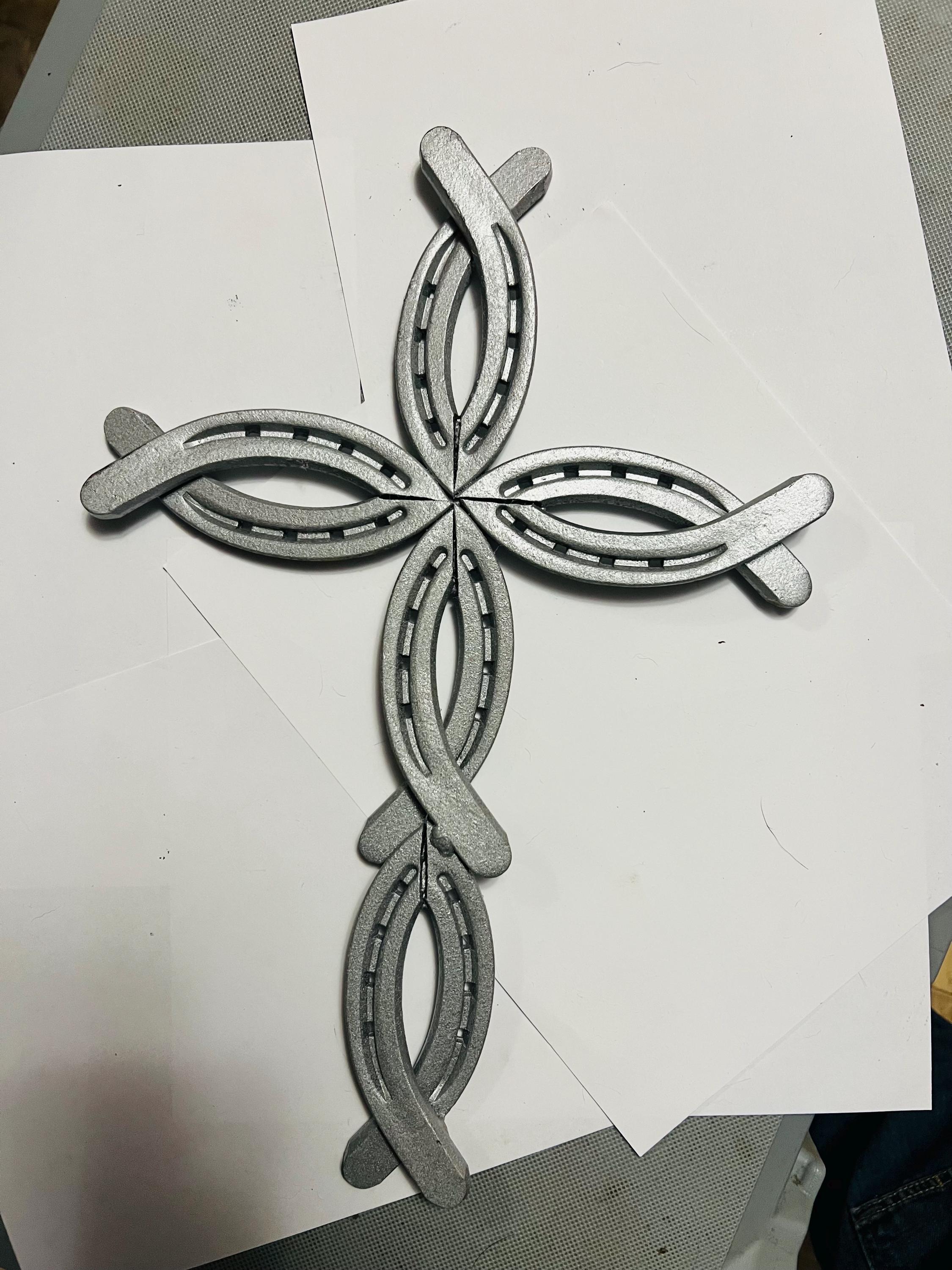 Handmade Christian Horseshoe Cross - Etsy