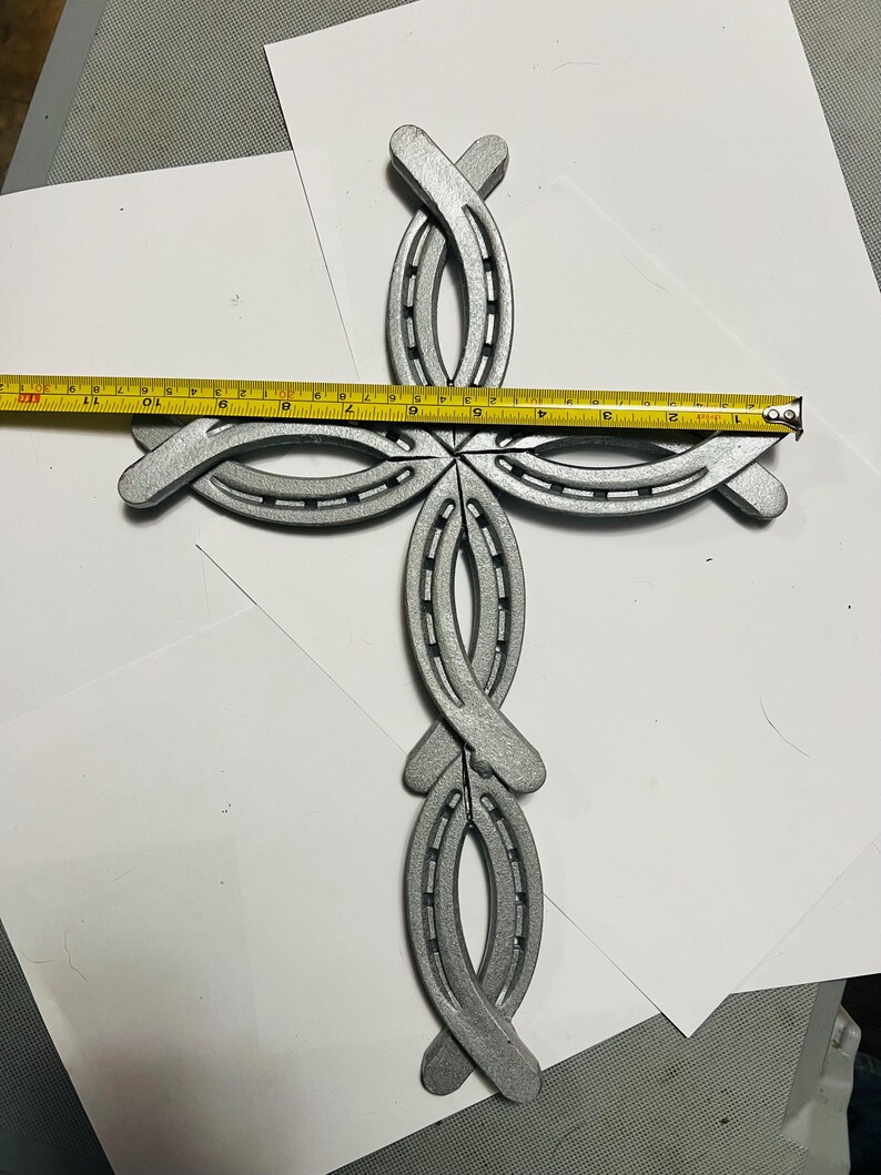 Handmade Christian Horseshoe Cross - Etsy