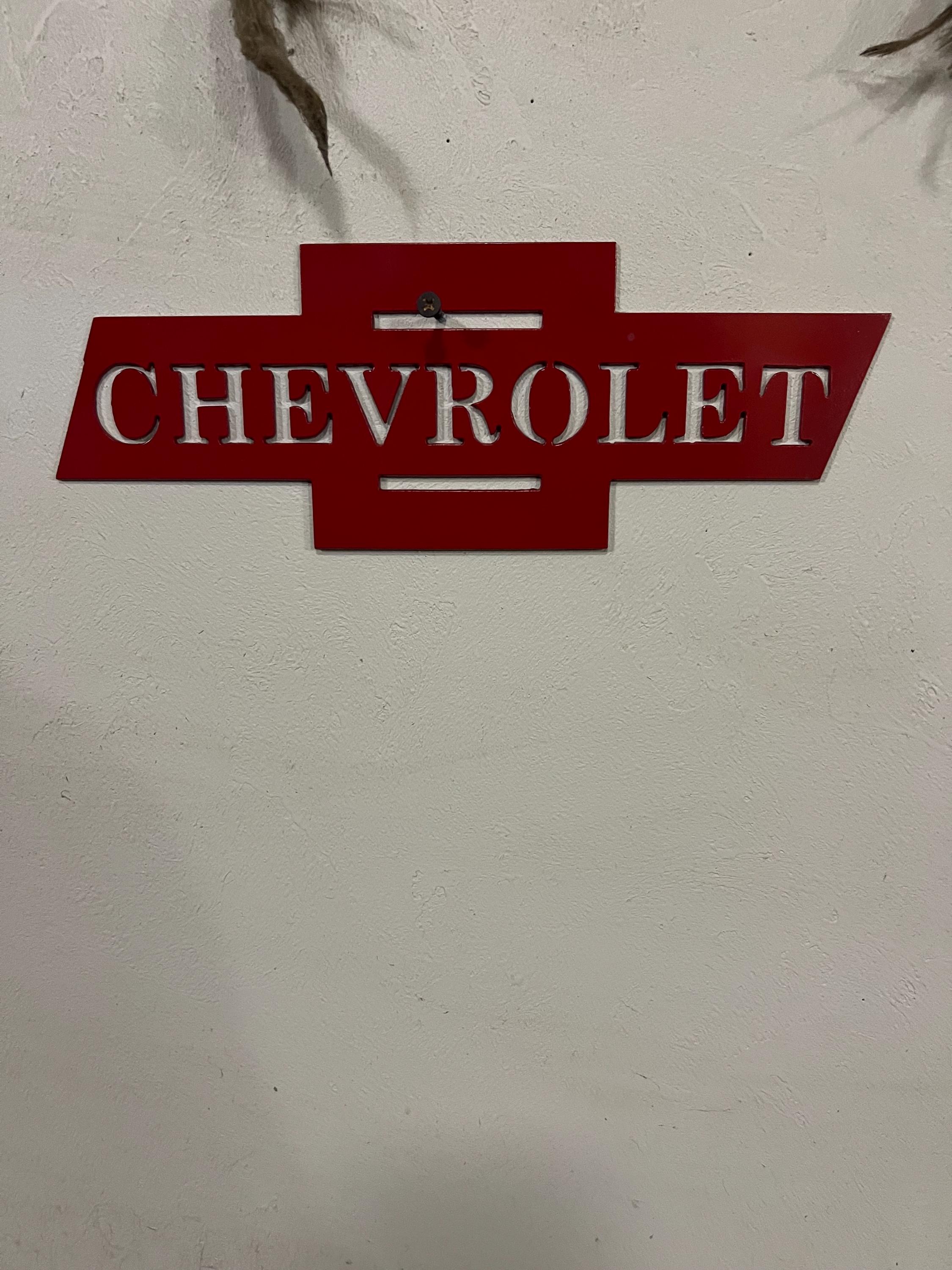 Handmade and Hand Painted Chevy Bowtie Sign - Etsy