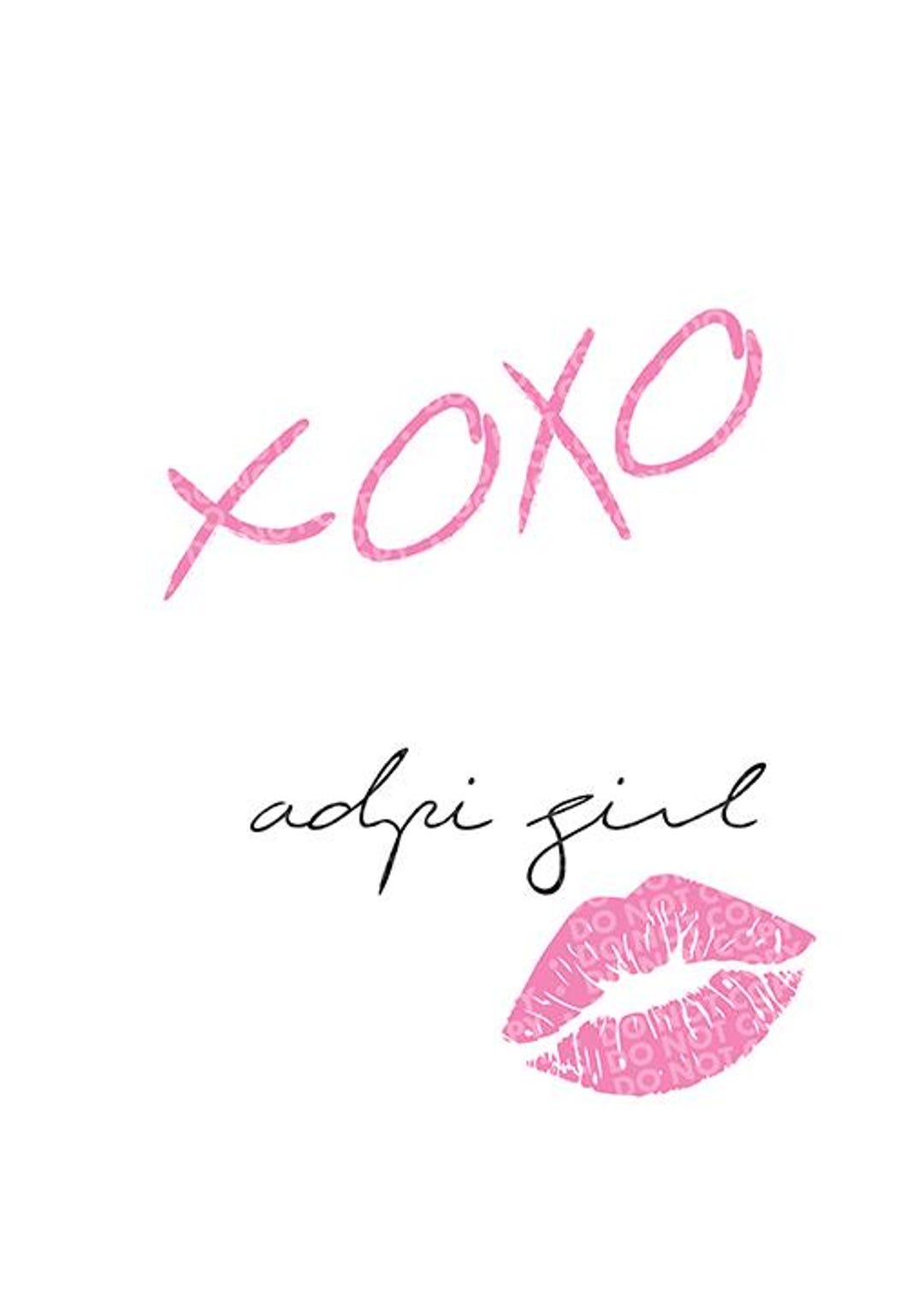 Adpi (alpha Delta Pi) Sorority Digital Design Dorm Wall Art - Etsy