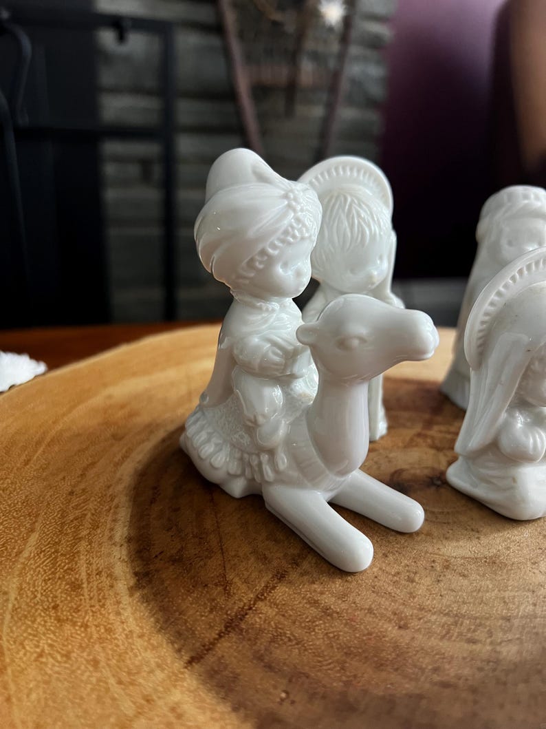 White Bisque Hallmark Children’s Nativity Set | Little Gallery | 1980s ...