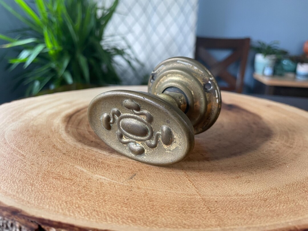 Vintage Brass European Door Knob – Ornate Solid Brass Hardware - Etsy
