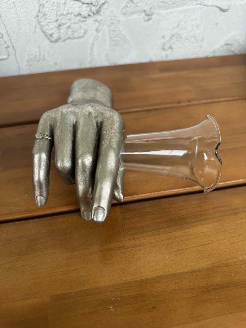 John Cutrone Sculpture: Vitruvian Hand Holding Vase, Austin Productions ...