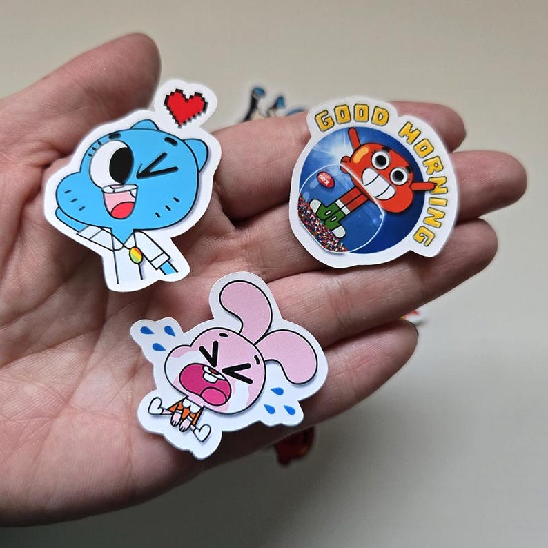 Amazing World of Gumball Sticker Set for Journals/planners - Handmade ...