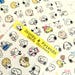 Snoopy Emotion and Routine Stickers for Journals/planners Handmade in ...