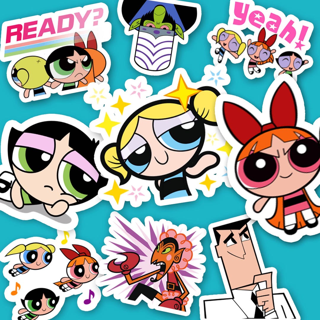 Powerpuff Girls Sticker Set for Journals/planners - Power Puff Birthday ...