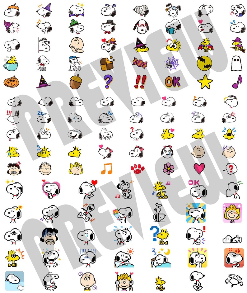 Classic Snoops Dog Digital Stickers - Clipart Bundle -goodnote Icons ...