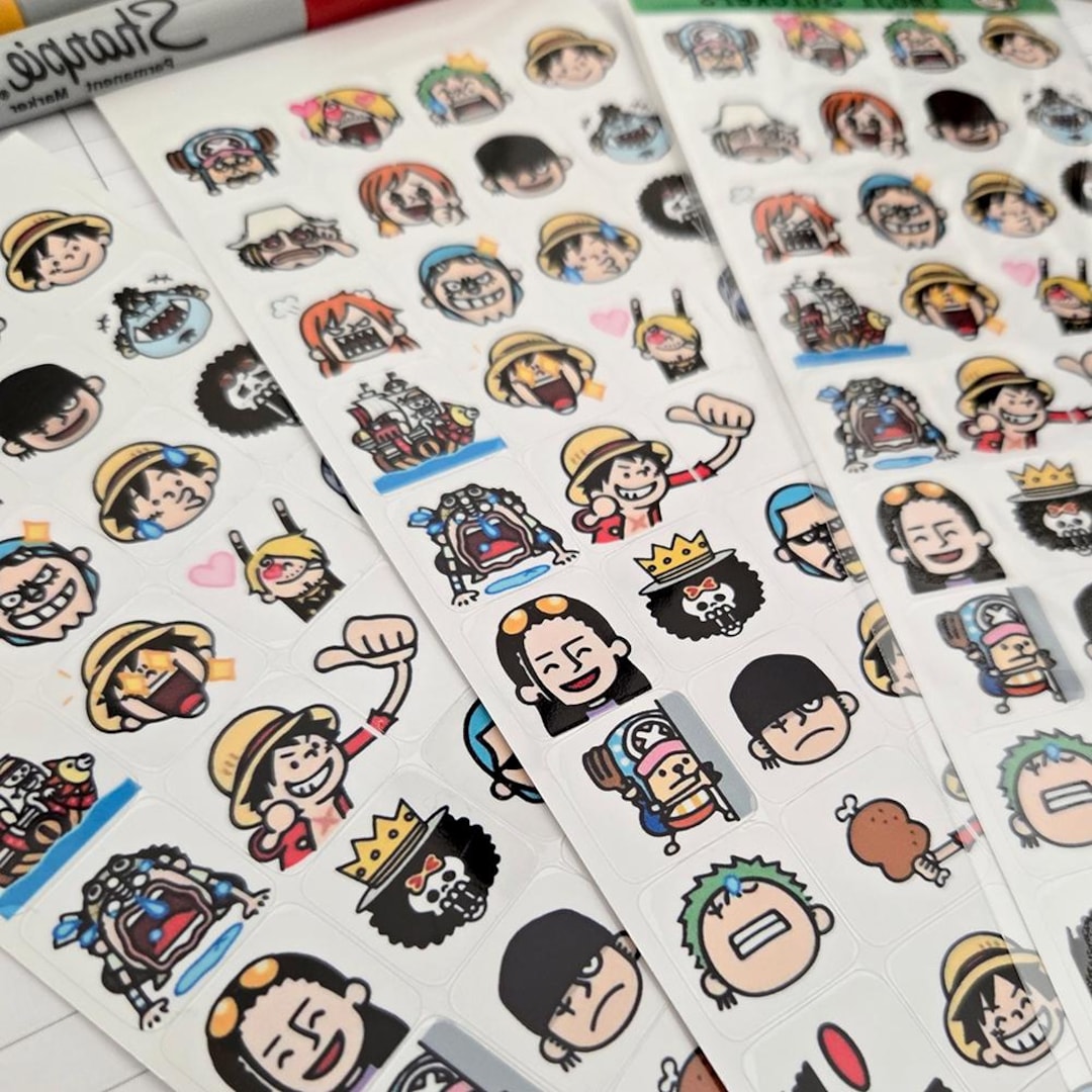 Chopper and Crew Emotion and Routine Stickers for Journals/planners ...