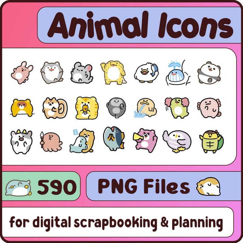 Seal Kawaii Digital File - Etsy