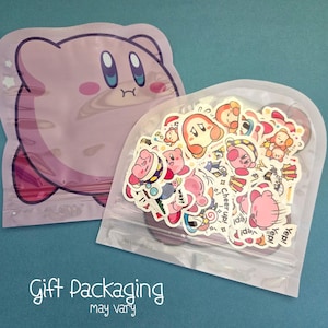 Kirby Puffball Fanart Stylized Stickers for Journals/planners ...