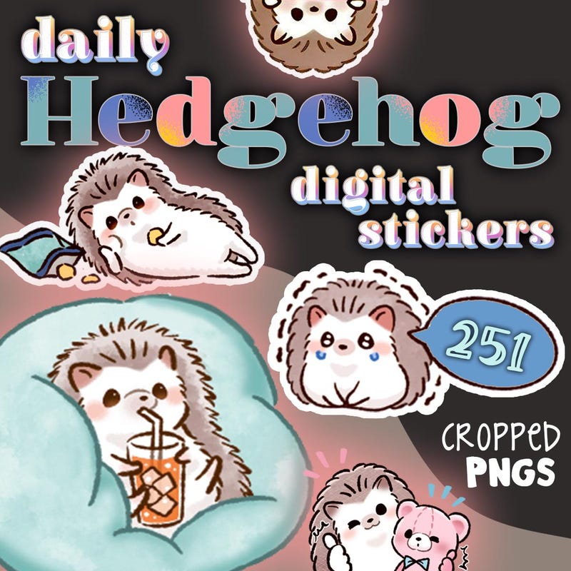 Hedgehog Journal - Etsy