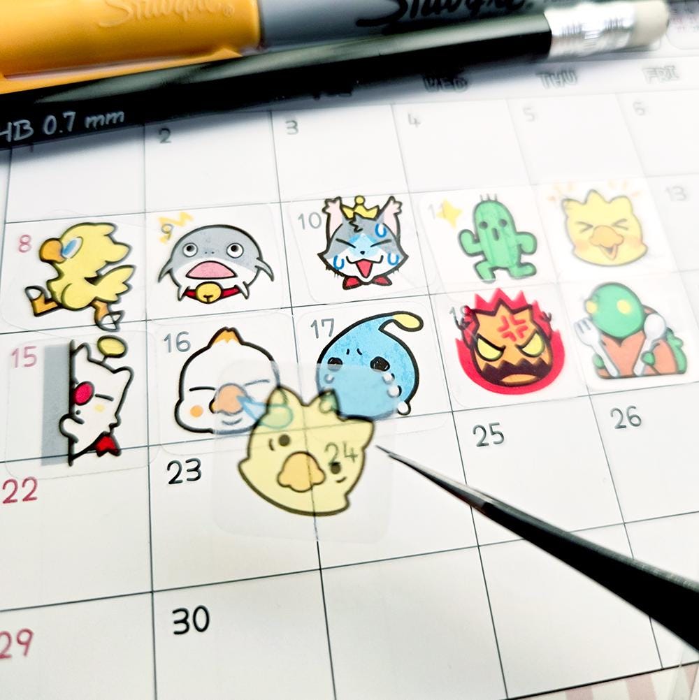 Final Fantasy Stickers - Emotion and Routine Stickers for Journals ...