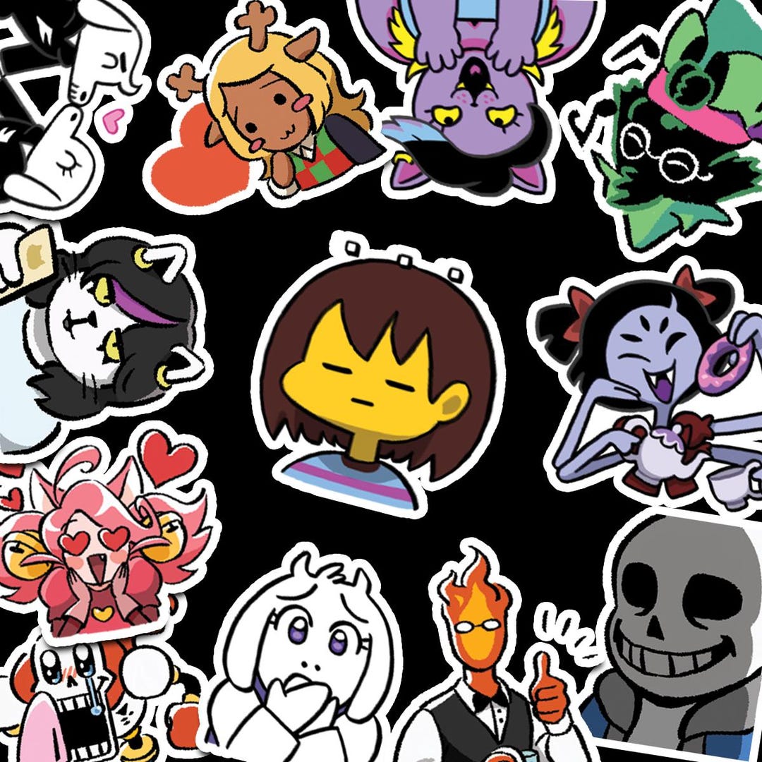 Undertale Fanart Stickers for Journals/planners - Sans - Frisk- Papyrus ...